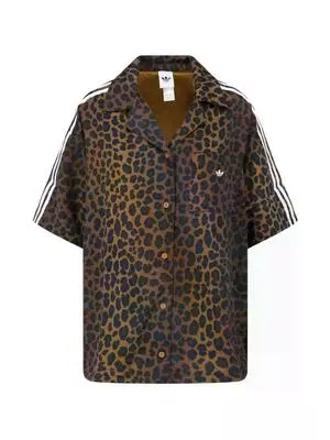 adidas women's leopard print long sleeve tops