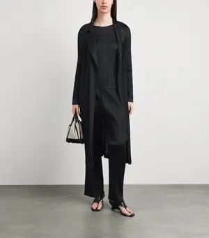 Issey Miyake Pleated Car Coat