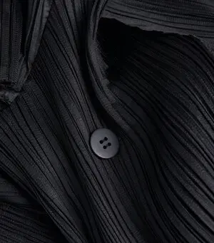 Issey Miyake Pleated Car Coat