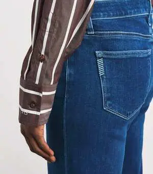 Paige Leenah Wide-leg Jeans - Blue