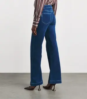 Paige Leenah Wide-leg Jeans - Blue
