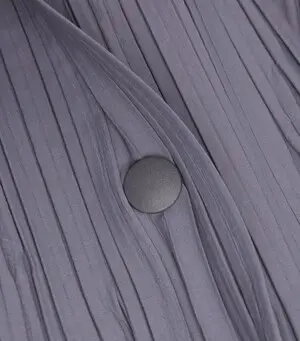 Issey Miyake Pleated Float Coat - Grey