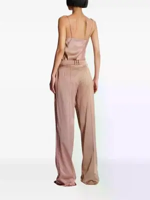 Balmain Tailored Satin Straight Pants