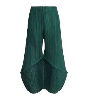Issey Miyake Asymmetrical Bottoms For Women