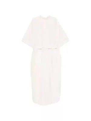 CASEY CASEY Belted Button-front Dress