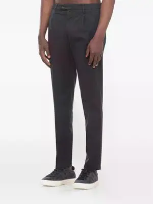 BRIGLIA 1949 Pleated Slim-fit Trousers - Grey