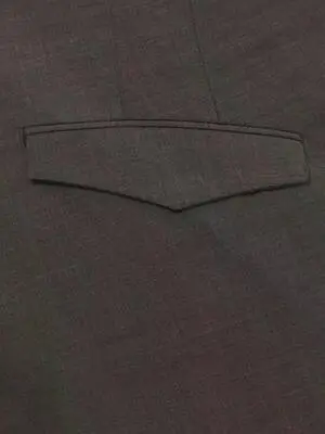 BRIGLIA 1949 Pleated Turn-up Trousers - Brown