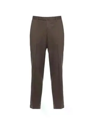 BRIGLIA 1949 Pressed-crease Turn-up Cuffs Trousers