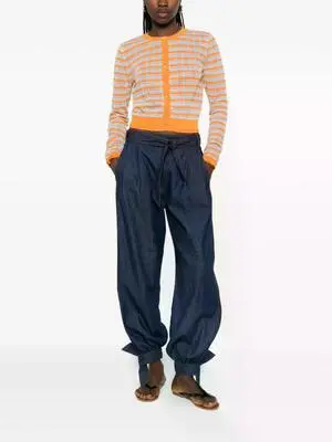 Ermanno Scervino Check-pattern Cropped Cardigan