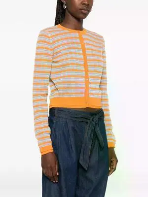 Ermanno Scervino Check-pattern Cropped Cardigan