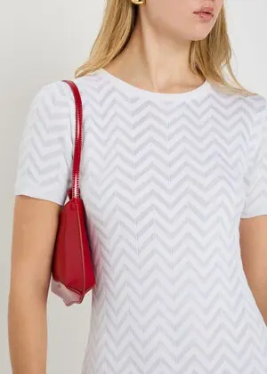 Missoni Chevron-knit Cotton-blend Midi Dress
