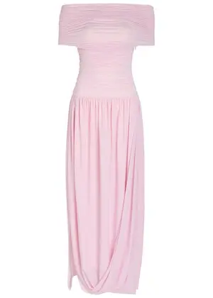 Off-The-Shoulder Evening Maxi Dresses