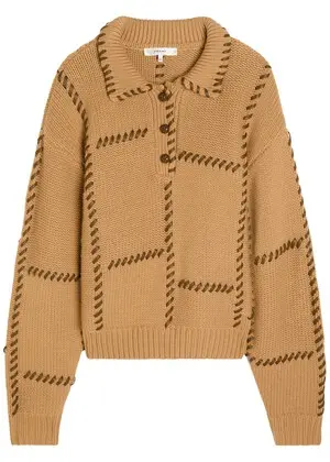 Women's Wool-Blend Polo Sweaters