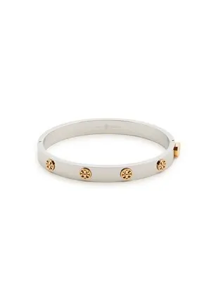 Tory Burch Miller Logo Bracelet - Silver