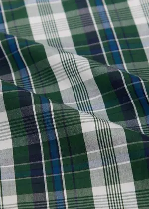 Suzie Kondi Checked Cotton-poplin Trousers