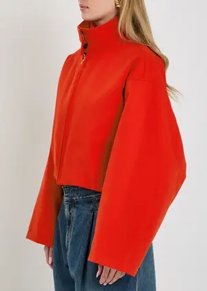 Alaïa Layered Padded Cotton Jacket