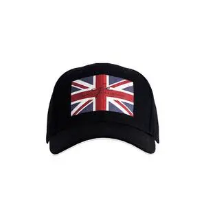CHANEL JOAN ELKAYAM British Union Jack C J E Cap - Black
