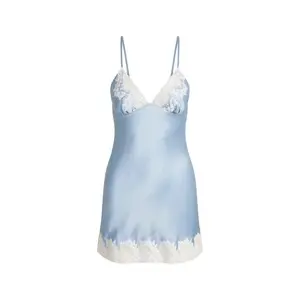 SCARLETT GASQUE Jayne Slip Dress - Blue