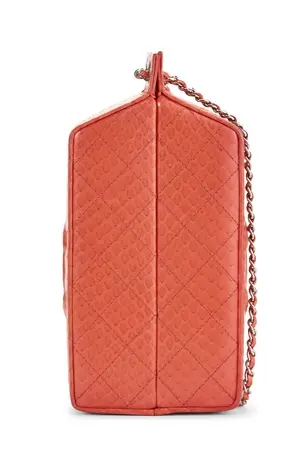 Chanel Python Milk Carton Bag - Orange