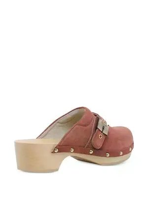 DR. SCHOLL'S SHOES Pescura Buckle-fastening Mules - Brown