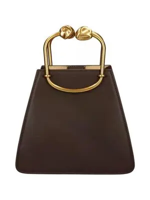 Cult Gaia Sculptural-handle Mini Bag - Brown