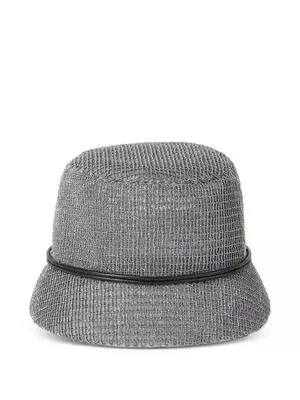 Brunello Cucinelli Trim-detail Bucket Hat - Grey