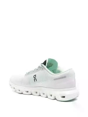 On 6 Push Logo-print Sneakers - Grey