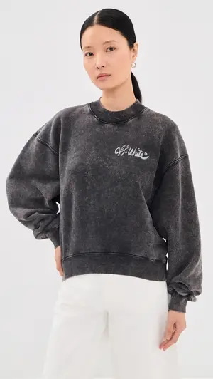Off-White Off Marker" Crewneck Sweatshirt