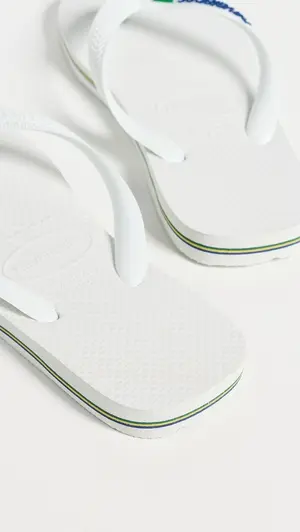 Havaianas Brazil Logo Sandals - White