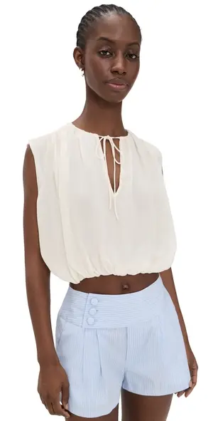 FRAME The Wave Top - Cream