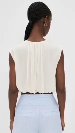 FRAME The Wave Top - Cream
