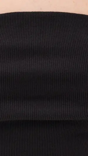 Enza Costa Cotton Rib Bandeau Top