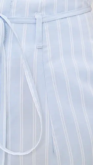 Onia Striped Paper Bag Waist Trousers