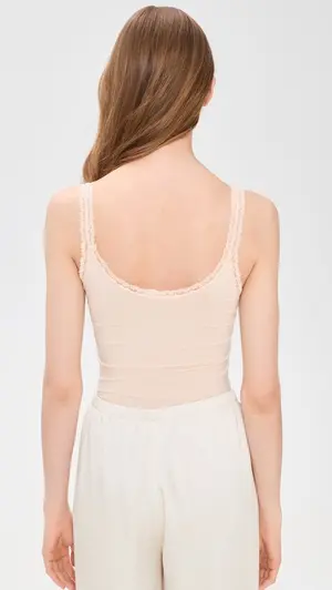 STRIPE & STARE Lace Trim Cami