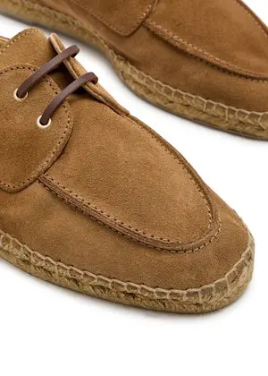 CastaÑer Nemo Suede Espadrille Loafers - Beige