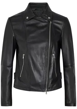 Emporio Armani Leather Biker Jacket