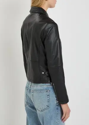 Emporio Armani Leather Biker Jacket