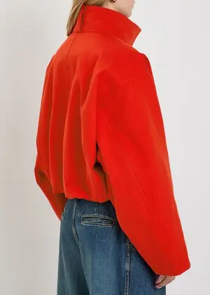 Alaïa Layered Padded Cotton Jacket