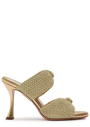 Aquazzura Woven Mules Clogs For Women