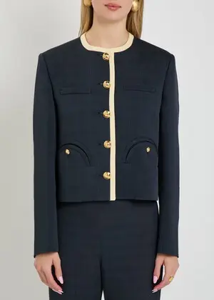 BLAZÉ MILANO Shamo Bolero Woven Jacket - Black