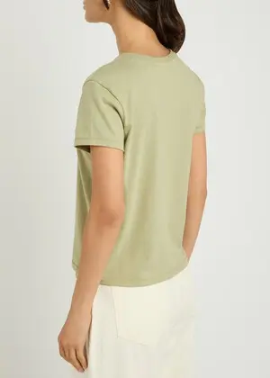 FRAME The Vintage Baby Cotton-blend T-shirt