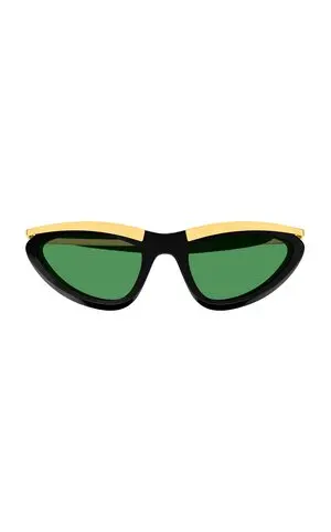 Bottega Veneta Cat-eye Acetate Sunglasses - Black