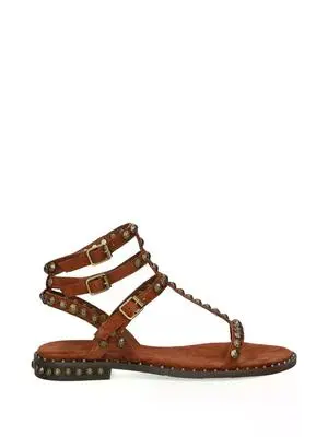 Ash Stud-embellished Sandals - Brown