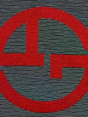 ARMANI/CASA Ga Logo-embroidered Cushion