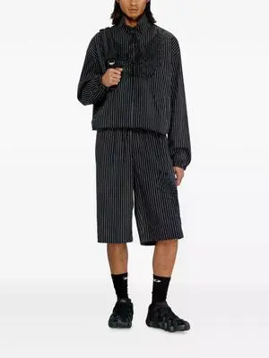 DIESEL® Pinstripe Phoenix Embroidered Jacket
