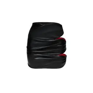 LIKA Draped Mini Skirt - Black