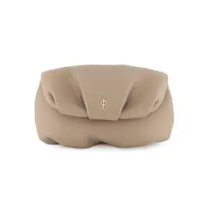 OTRERA Leda Leather Clutch - Grey