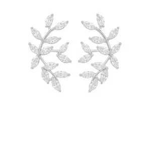 MAISON DE GALA Leaf Vine Earrings