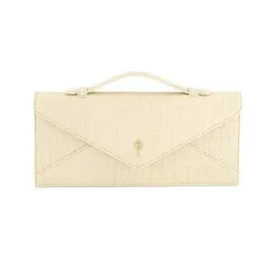 OTRERA Irene Croco-effect Bag - White