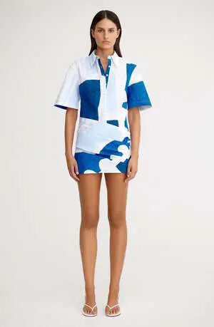 Significant Other Claire Printed Mini Dress